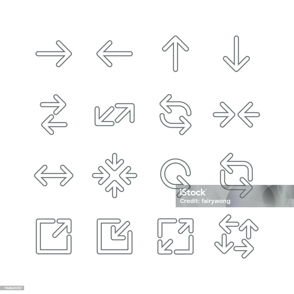 Set Of Arrows Stock Illustration Download Image Now Abstract Angle