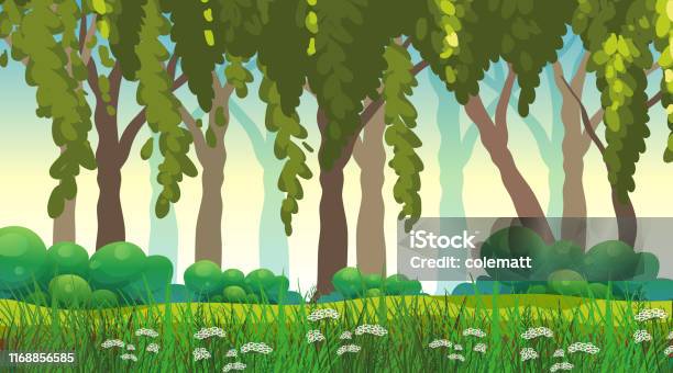 Pemandangan Alam Latar Belakang Kosong Ilustrasi Stok Unduh Gambar