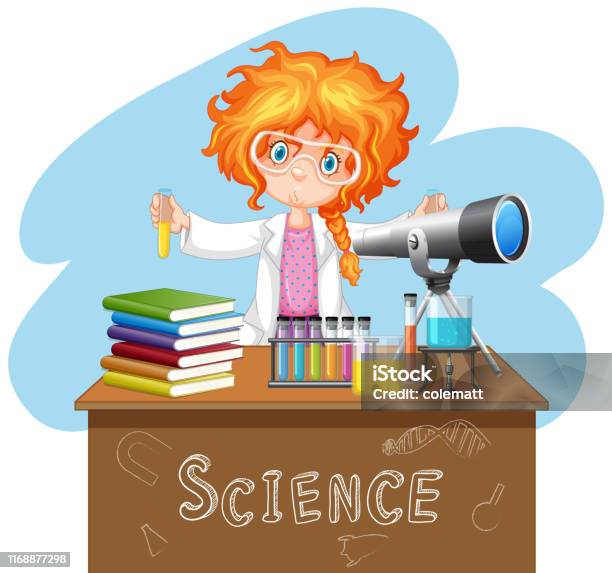 Ilmuwan Bekerja Dengan Alat Sains Di Laboratorium Ilustrasi Stok ... Ilmuwan Bekerja Dengan Alat Sains Di Laboratorium Ilustrasi Stok ...