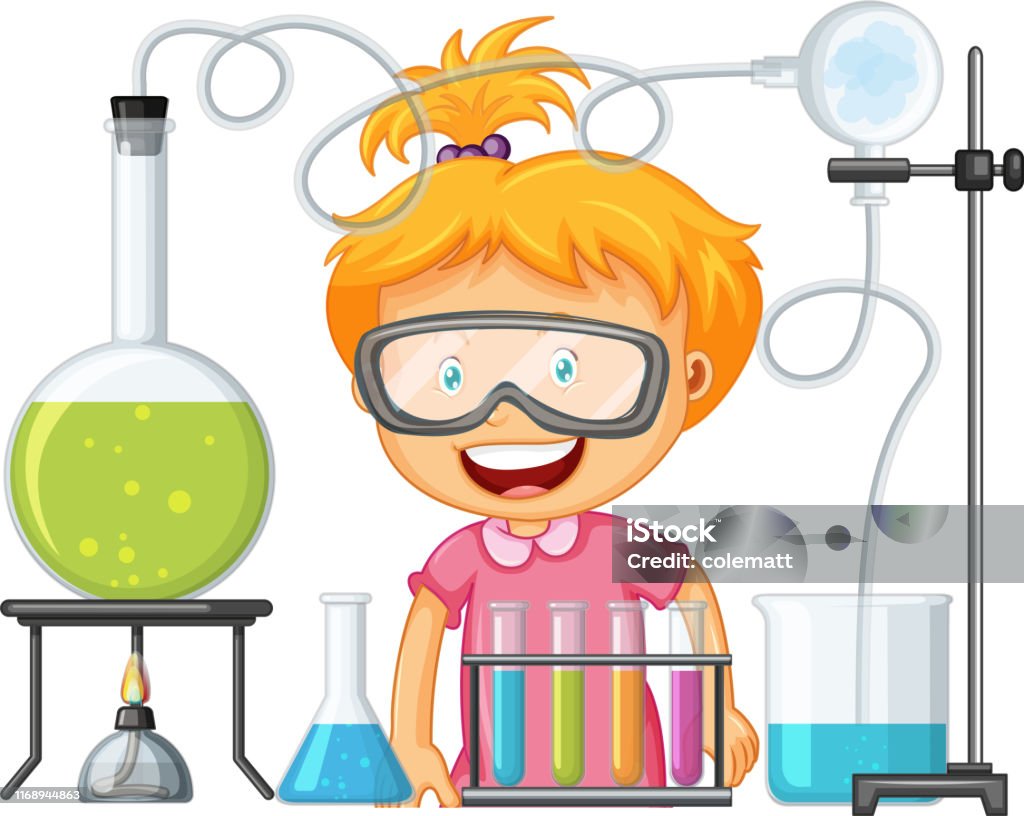 Ilmuwan Bekerja Dengan Alat Sains Di Laboratorium Ilustrasi Stok ... Ilmuwan Bekerja Dengan Alat Sains Di Laboratorium Ilustrasi Stok ...