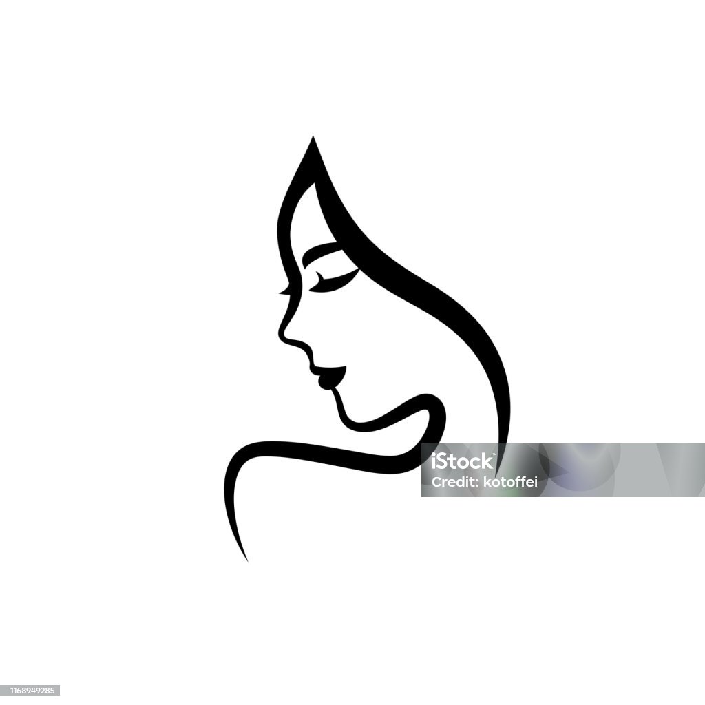 Woman Profile Design Stock Illustration Download Image Now Human