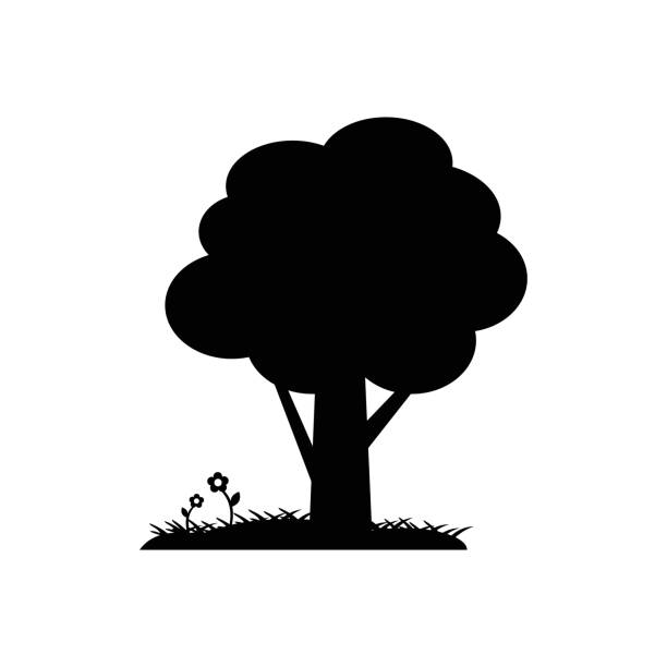 Grass Tree Trunk Illustrations Royalty Free Vector Graphics And Clip Art