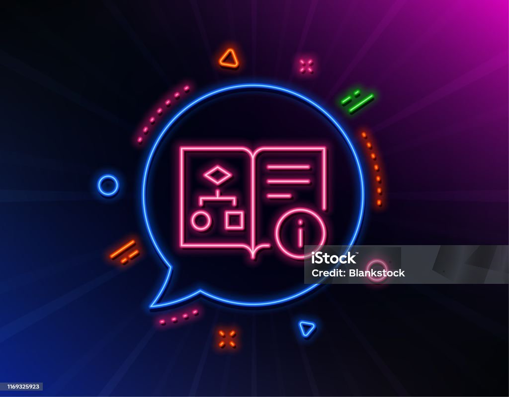 Technical Algorithm Line Icon Project Documentation Sign Vector Stock Illustration Download