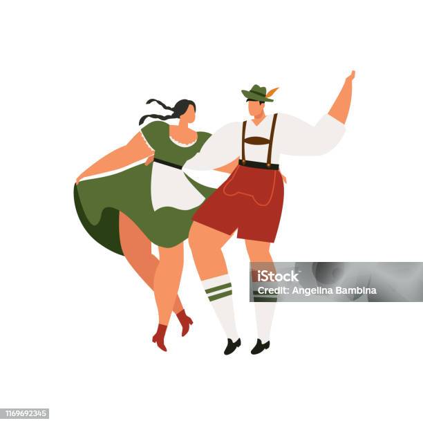 Pasangan Muda Dengan Pakaian Tradisional Bavaria Dengan Gadis Dalam ... Pasangan Muda Dengan Pakaian Tradisional Bavaria Dengan Gadis Dalam ...