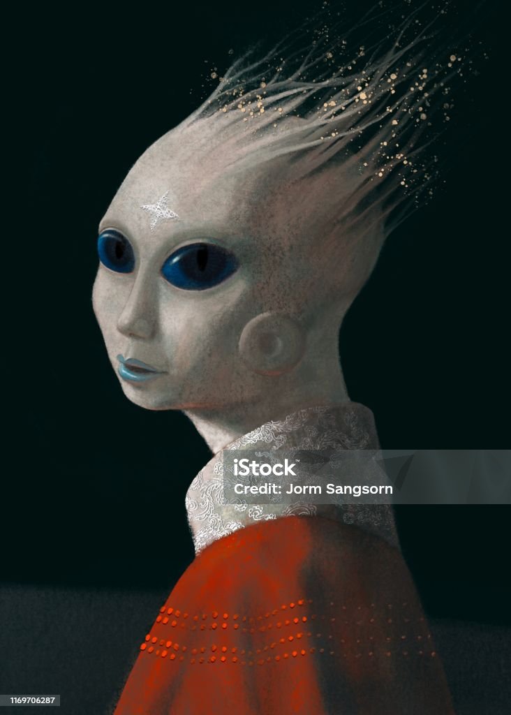 The Alien Charactor Fantasy Painting Illustration Stock Illustration ... The Alien Charactor Fantasy Painting Illustration Stock Illustration ...