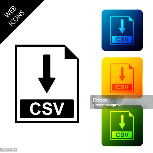 Ilustración de Icono De Documento De Archivo Csv Descargar Icono De ... Ilustración de Icono De Documento De Archivo Csv Descargar Icono De ...