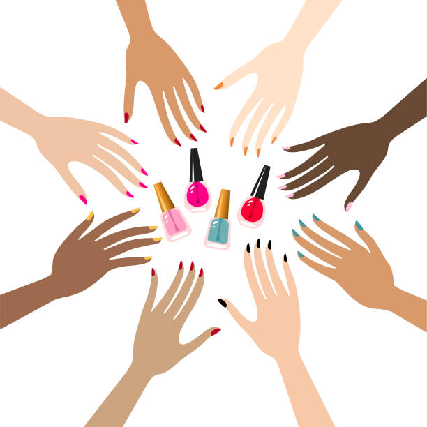 26900 Manicure Stock Illustrations Royalty Free Vector Graphics
