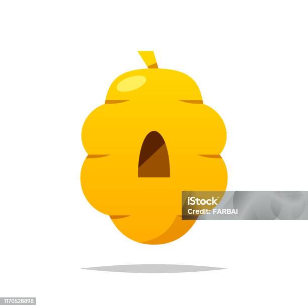 Cartoon Bee Nest Vector Isolated Illustration Stock Illustration Download Image Now Beehive