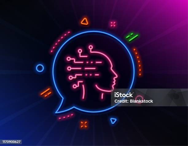 Icône De Ligne Dintelligence Artificielle Signe De Tête Dai Vecteur ... Icône De Ligne Dintelligence Artificielle Signe De Tête Dai Vecteur ...