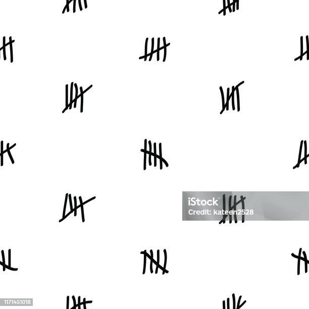 Tally Marks Seamless Pattern Background Icon Stock Illustration ... Tally Marks Seamless Pattern Background Icon Stock Illustration ...