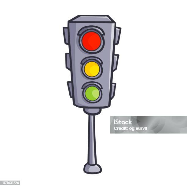 Lampu Lalu Lintas Ilustrasi Stok Unduh Gambar Sekarang Lampu Lalu