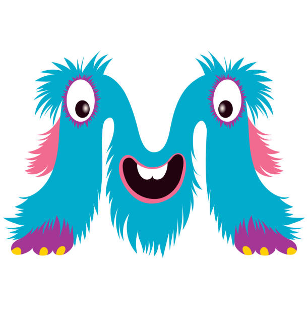 60 Monster Letter M Stock Illustrations Royalty Free Vector Graphics And Clip Art Istock
