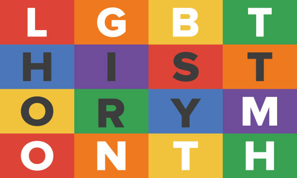 Mois De Lhistoire Lgbtqia Vectoriels Et Illustrations Libres De Droits