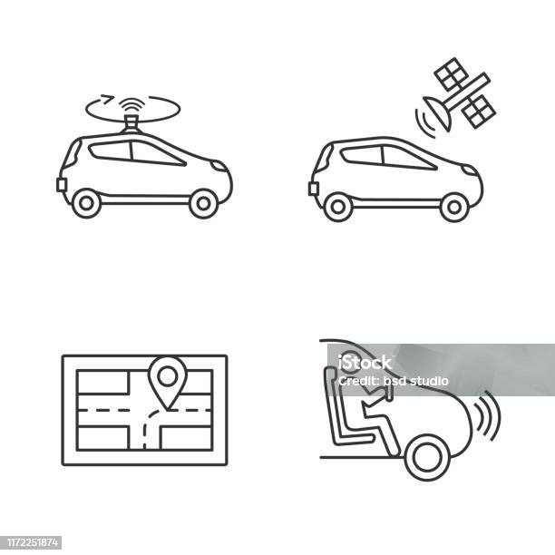 Autonomous Car Linear Icons Set Stock Illustration - Download Image Now ... Autonomous Car Linear Icons Set Stock Illustration - Download Image Now ...