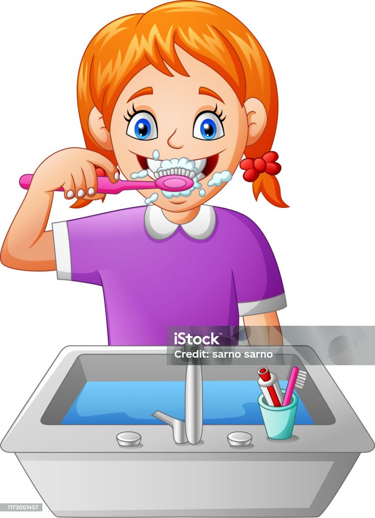 Gadis Kartun Menyikat Gigi Ilustrasi Stok - Unduh Gambar Sekarang ... Gadis Kartun Menyikat Gigi Ilustrasi Stok - Unduh Gambar Sekarang ...