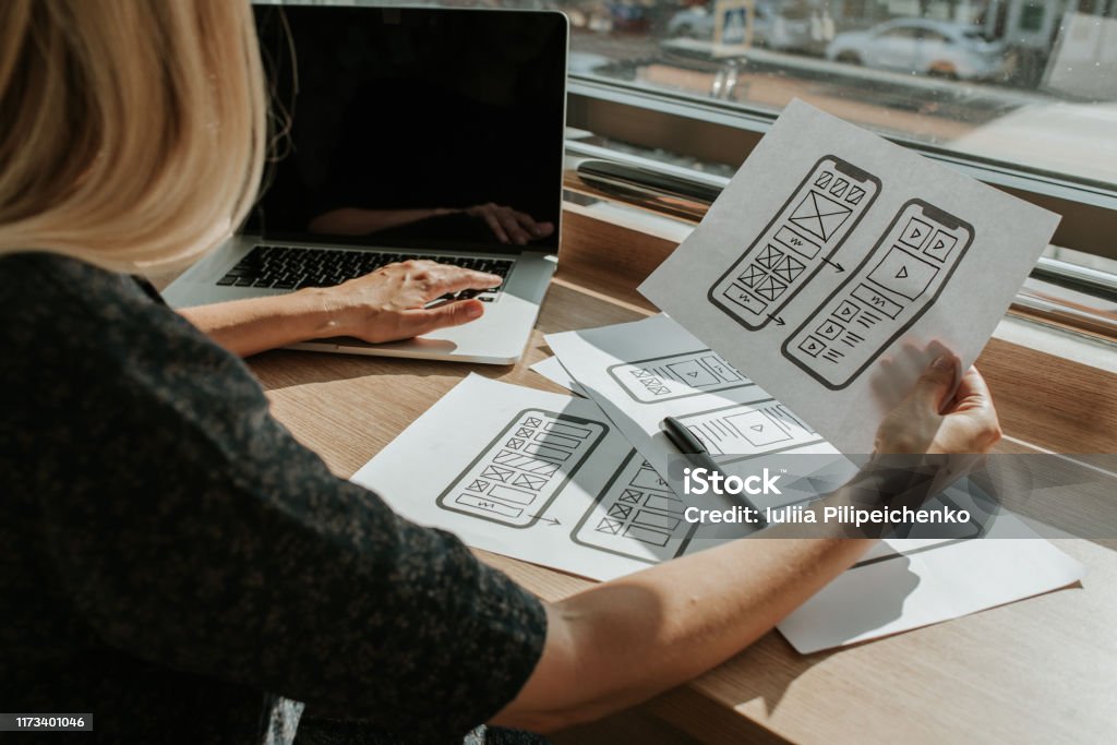 Ux Mobile Application Wireframe Sketch Prototype Framework Layout