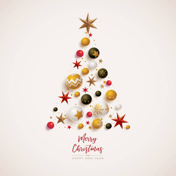 366000 Pohon Natal Hiasan Natal Ilustrasi Grafik Vektor And Clip Art