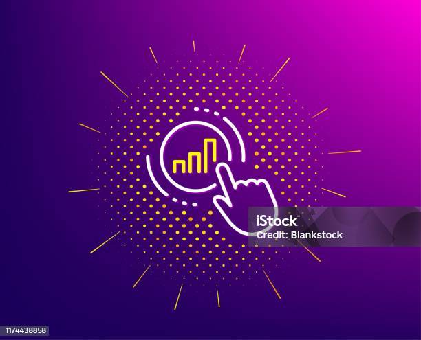 Statistics Line Icon Column Graph Chart Sign Vector Stock Illustration ... Statistics Line Icon Column Graph Chart Sign Vector Stock Illustration ...