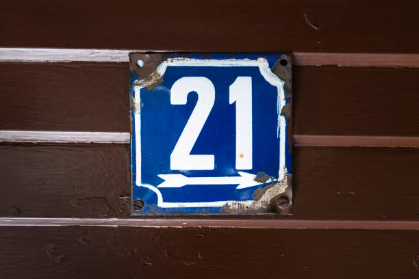 Free Stock Photo of A blue house with numbers on it | Download Free ...