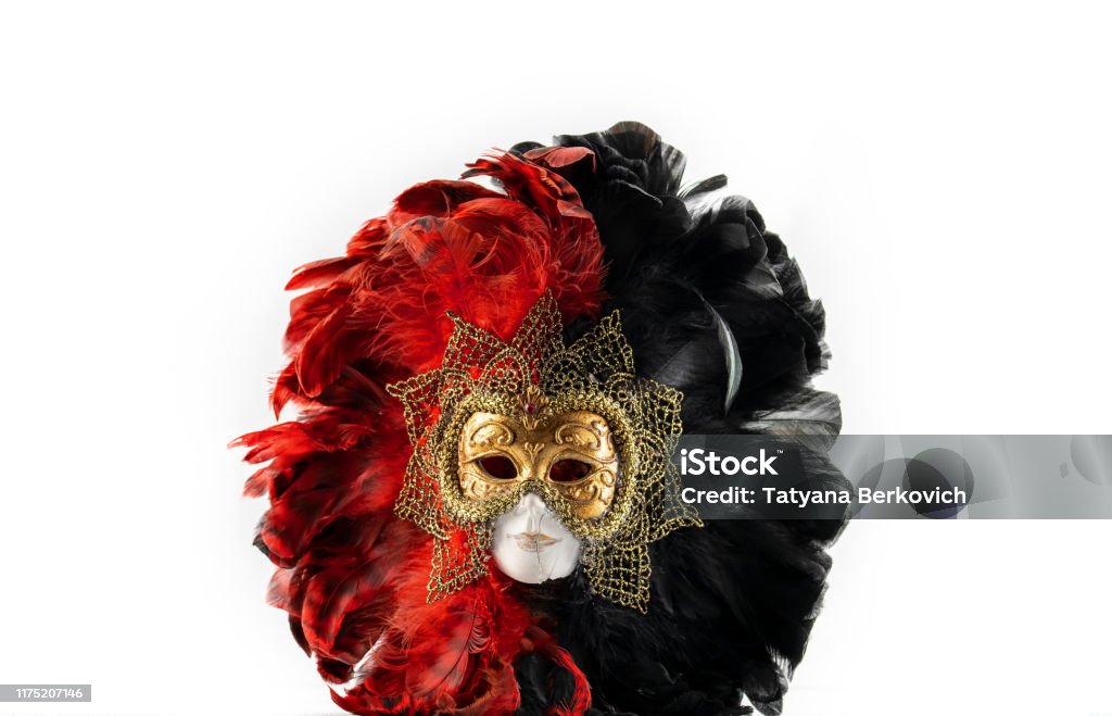 Italian Carnival Venetian Red Black And Gold Mask Mysterious Event ... Italian Carnival Venetian Red Black And Gold Mask Mysterious Event ...