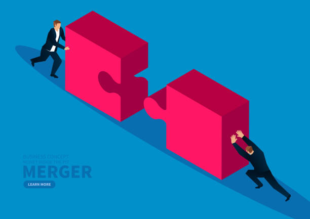 21 800 Merger Dan Akuisisi Ilustrasi Grafik Vektor And Clip Art Bebas