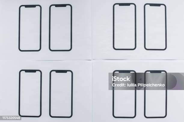 Ux Mobile Aplikasi Wireframe Sketsa Prototipe Kerangka Kerja Tata Letak