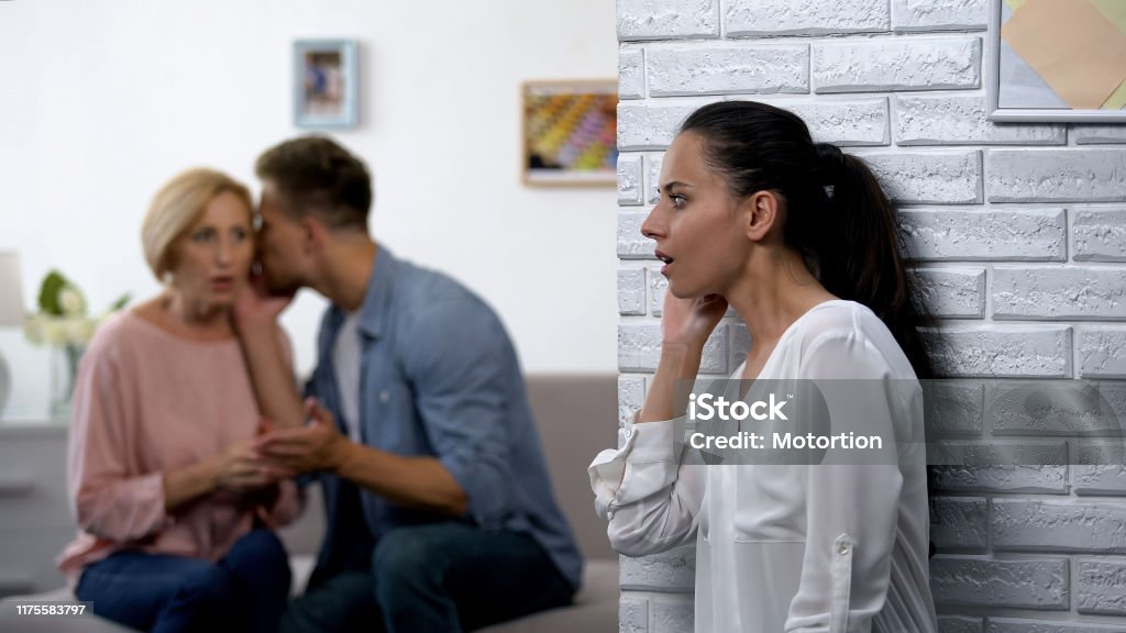 Relations Problem Lady Overhearing Husband Complaining On Marriage To