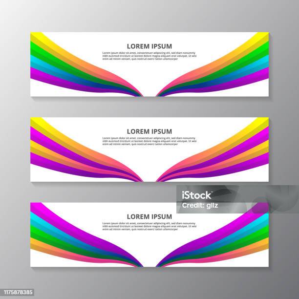 Template Banner Bisnis Dengan Gaya Gradien Penuh Warna Desain Modern ... Template Banner Bisnis Dengan Gaya Gradien Penuh Warna Desain Modern ...