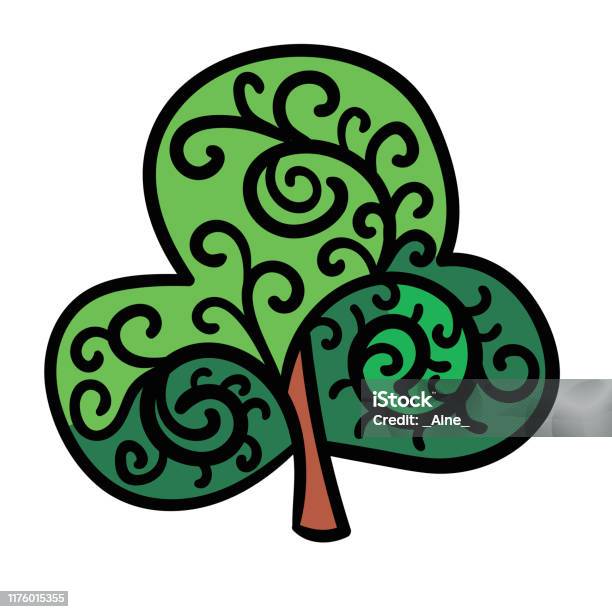 Arbre Vert De Dessin Animé Disolement Sur Le Fond Blanc Illustration De
