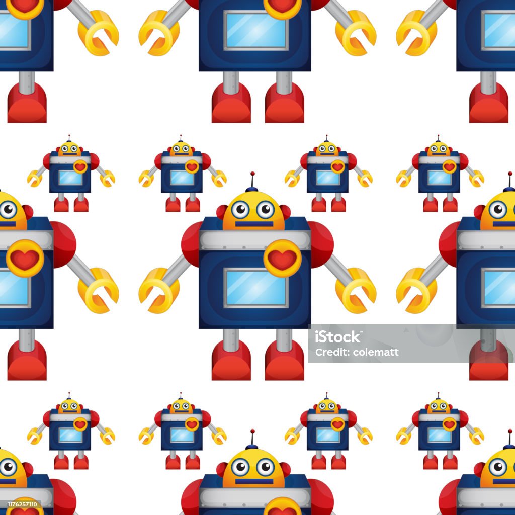 Kartun Ubin Pola Mulus Dengan Robot Jari Tangan Ilustrasi Stok - Unduh ... Kartun Ubin Pola Mulus Dengan Robot Jari Tangan Ilustrasi Stok - Unduh ...