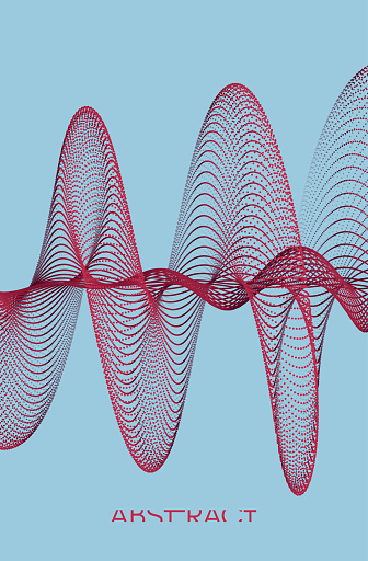 Gelombang Suara Visualisasi Big Data Array Dengan Partikel Dinamis