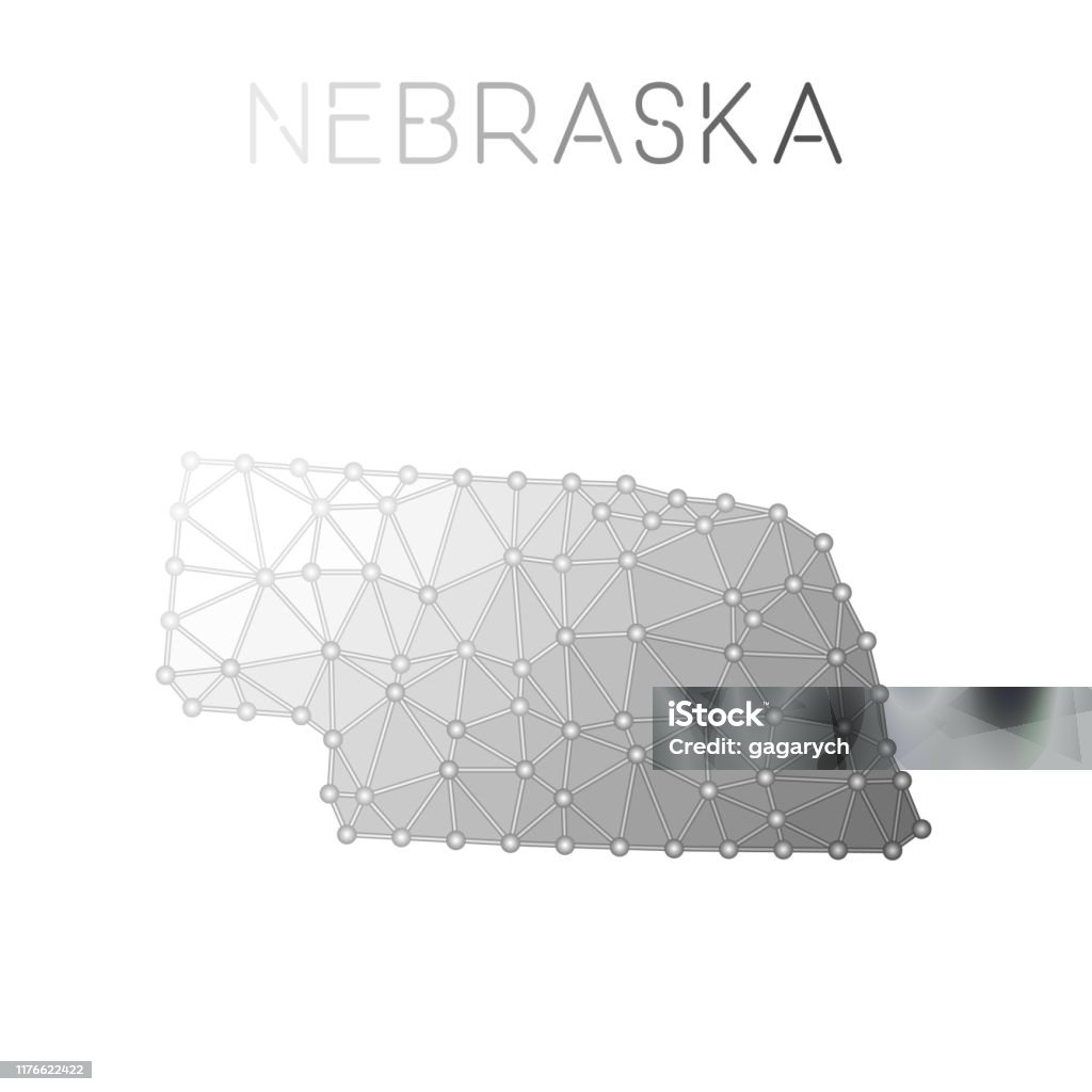 Nebraska Polygonal Vector Map Stock Illustration - Download Image Now ... Nebraska Polygonal Vector Map Stock Illustration - Download Image Now ...
