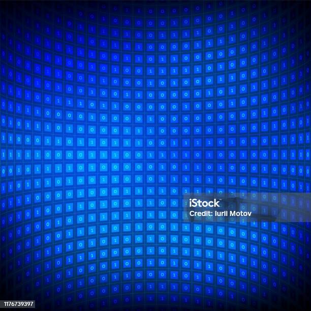 Digital Binary Code Background Big Data And Programming Hacking Deep Decryption And Encryption