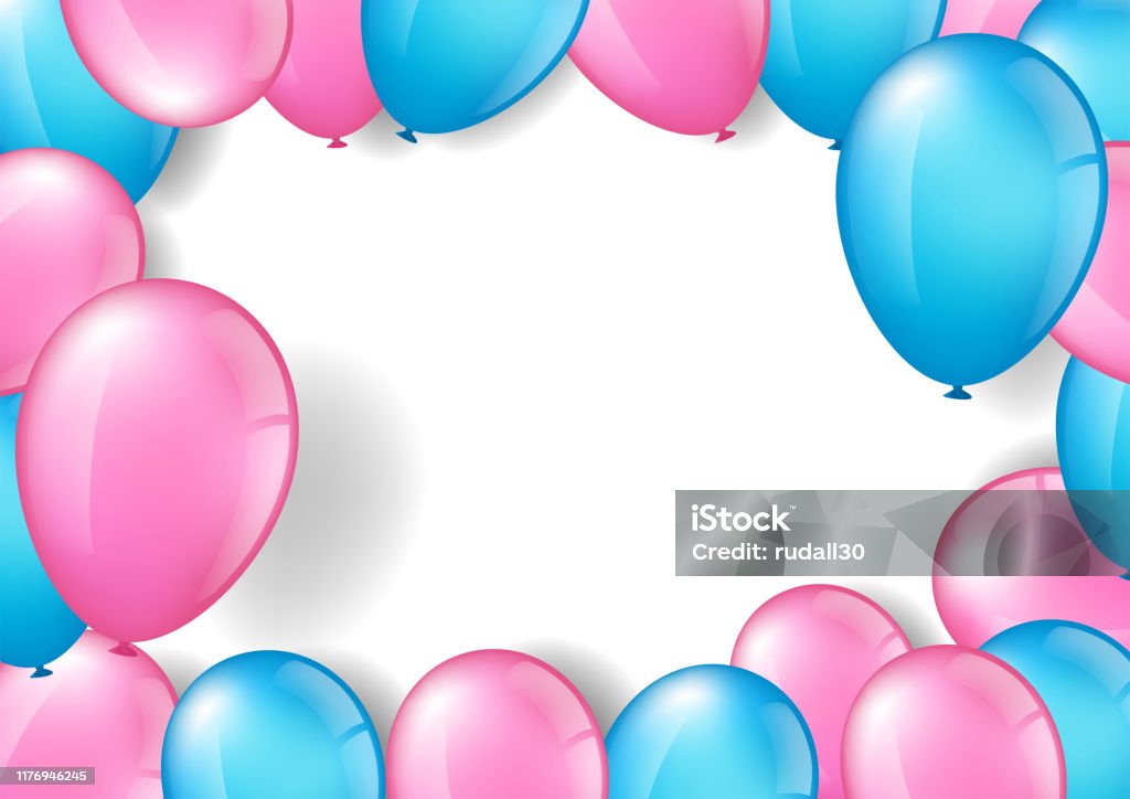 Balon Merah Muda Dan Biru Ilustrasi Stok - Unduh Gambar Sekarang ... Balon Merah Muda Dan Biru Ilustrasi Stok - Unduh Gambar Sekarang ...