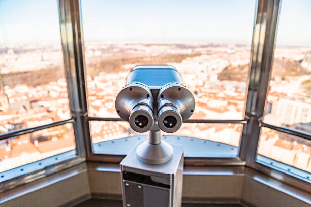 Telescope aimed in window | Free Stock Image - Barnimages