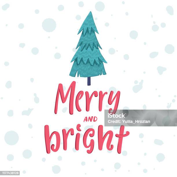 Merry Dan Cerah Liburan Musim Dingin Kartu Pos Poster Spanduk Desain