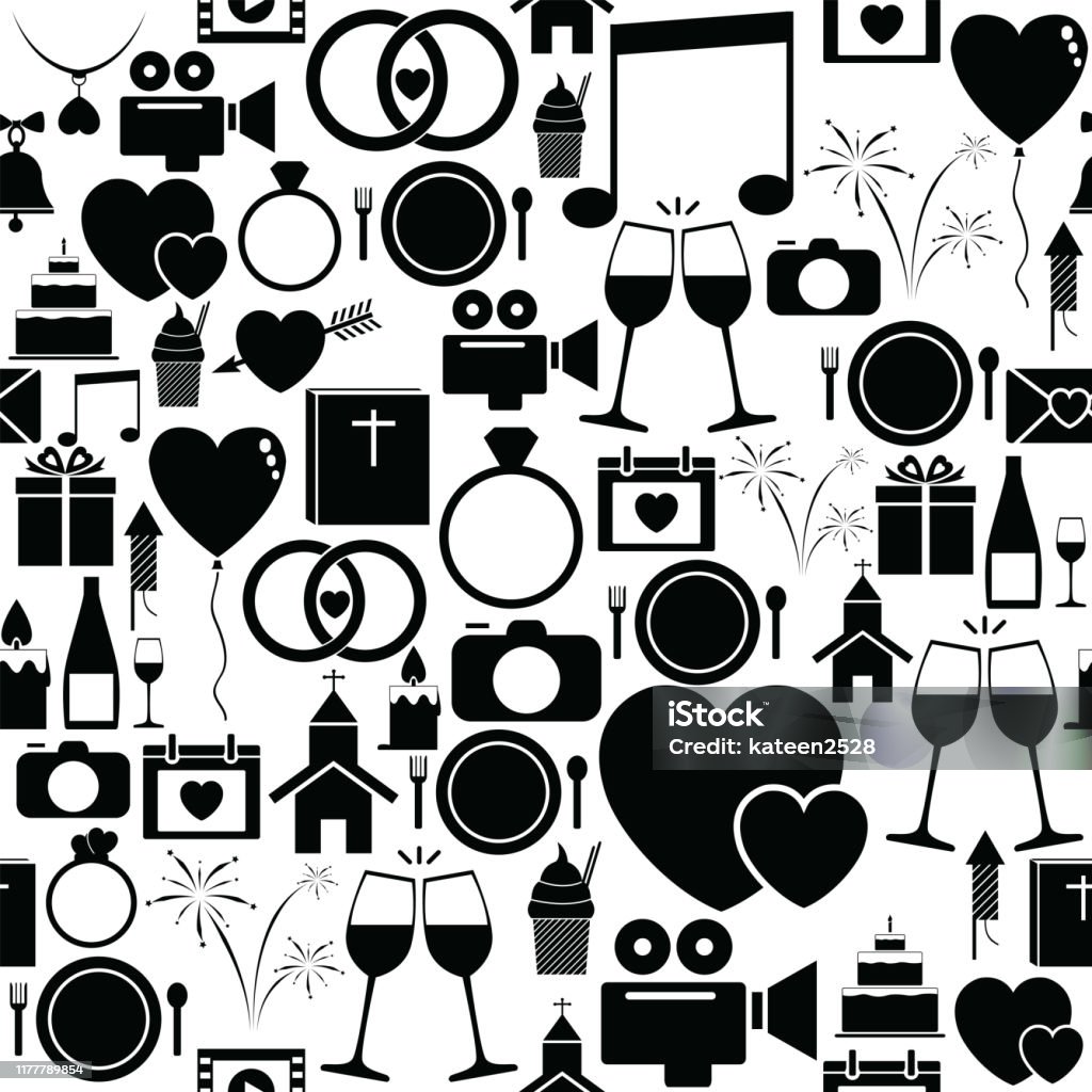 Wedding Seamless Pattern Background Icon Stock Illustration - Download ... Wedding Seamless Pattern Background Icon Stock Illustration - Download ...