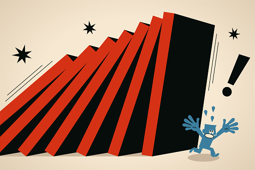 Pengusaha Melarikan Diri Dari Effec Domino Ilustrasi Stok - Unduh ... Pengusaha Melarikan Diri Dari Effec Domino Ilustrasi Stok - Unduh ...