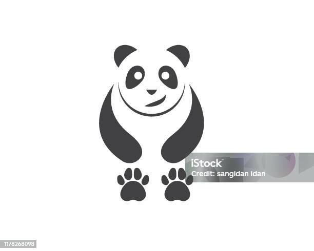 Panda Ilustration Logo Vector Icon Stock Illustration Download Image