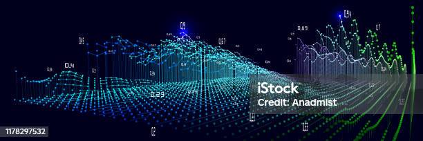 Latar Belakang Infografis Analisis Abstrak Big Data Algoritma Analisis