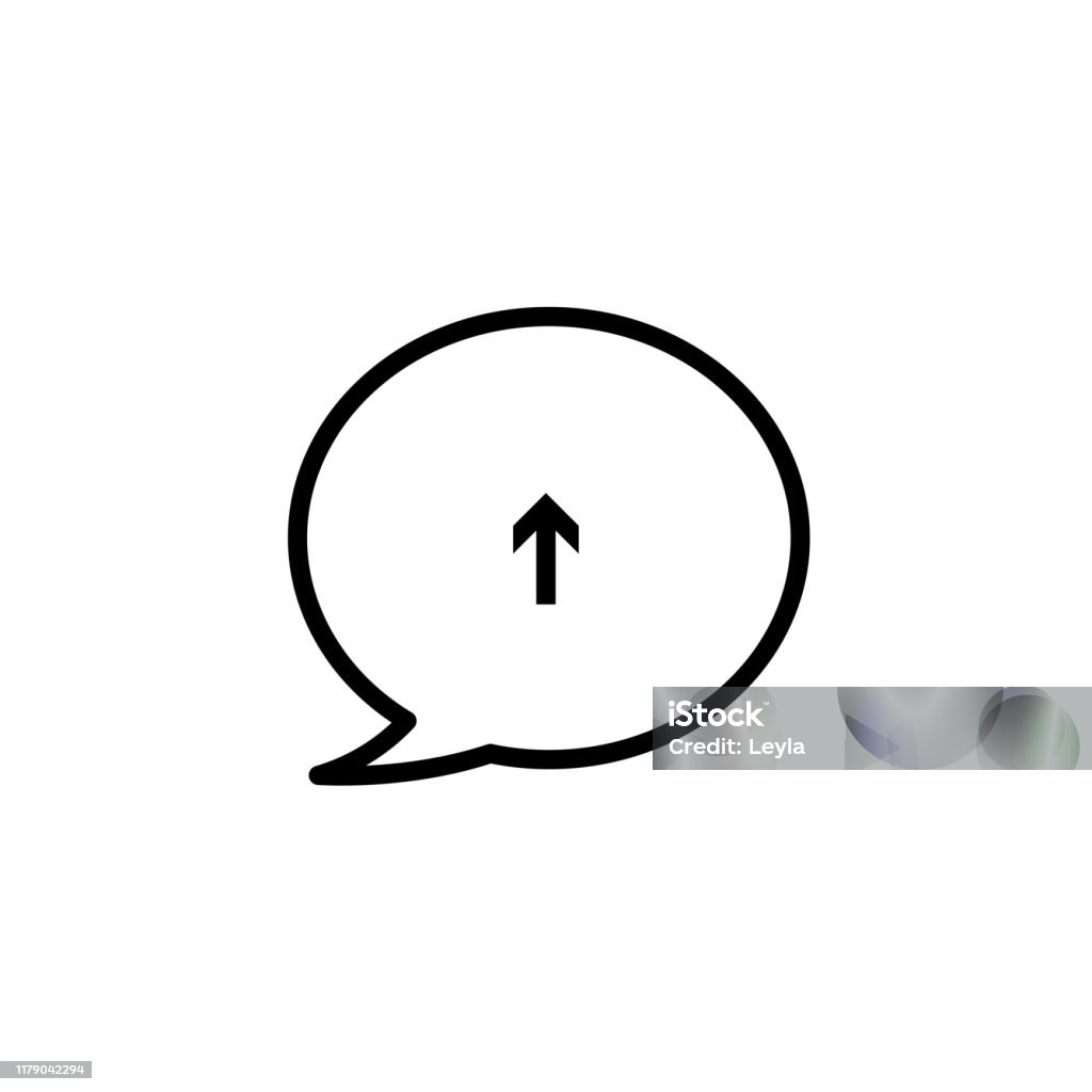 Icône De Chat Signe De Bulle De Discours Conversation Symbole De
