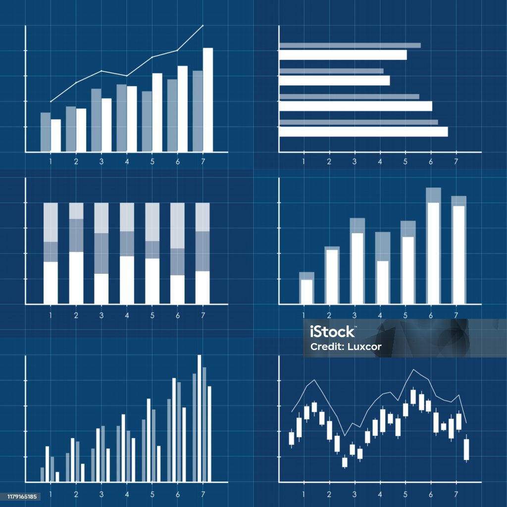 Quadratic Function In The Coordinate System Line Graph On The Grid Blue