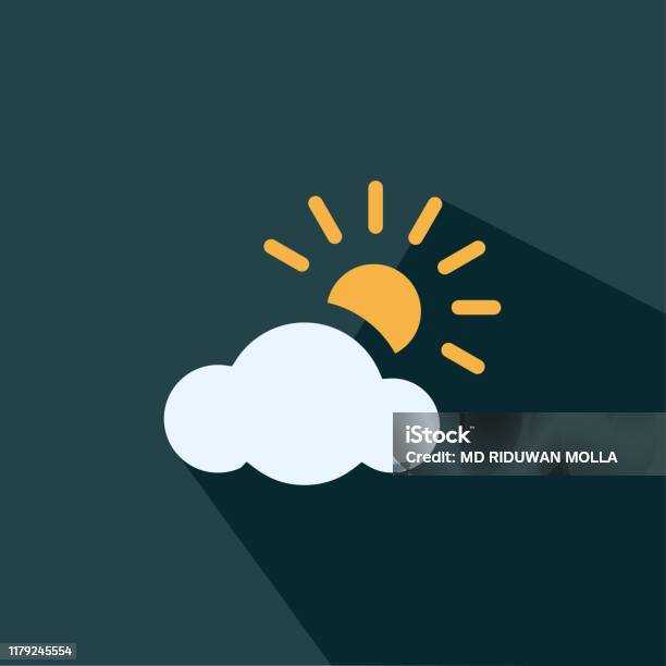Ilustración de Icono De Nube Y Sol Vector De Icono De Puesta De Sol En ... Ilustración de Icono De Nube Y Sol Vector De Icono De Puesta De Sol En ...