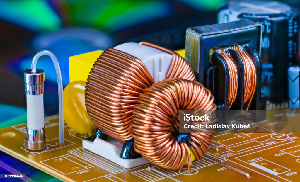 Toroidal Inductor With Copper Wire Winding Transformer And Electric