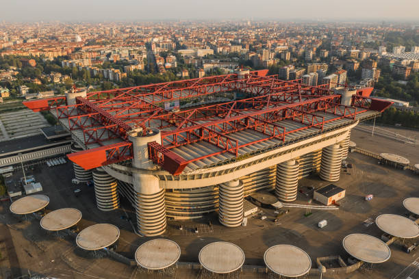 200 Giuseppe Meazza Stadyumu Fotoğraflar Stok Fotoğrafları Resimler