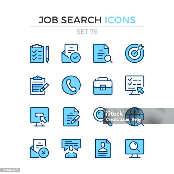Graphismes De Recherche Demploi Ensemble Dicônes De Ligne Vectorielle