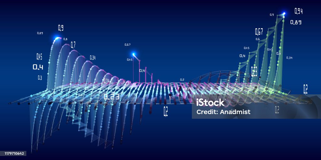 Latar Belakang Infografis Analisis Abstrak Big Data Algoritma Analisis