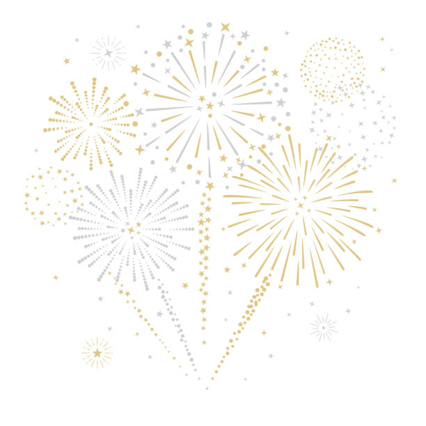 Fireworks White Background Clipart