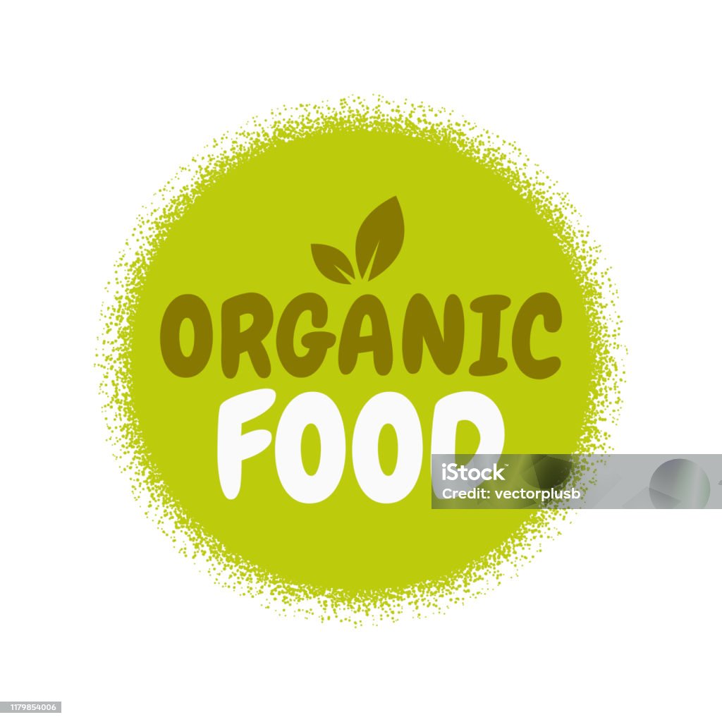 Vetores De Emblema Orgânico Saudável Fresco Do Alimento Do Vegan