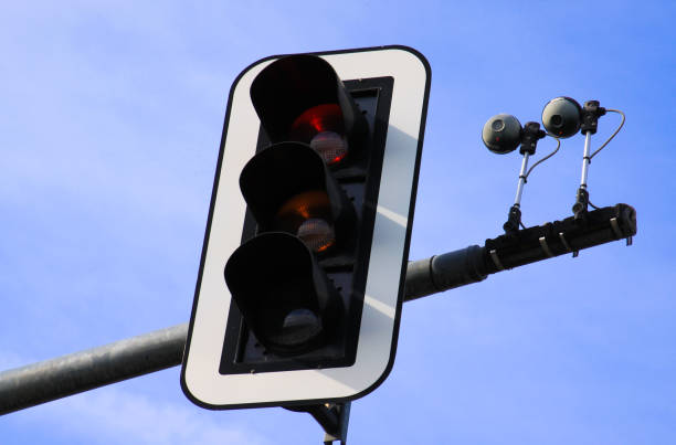 Free picture: Semaphore traffic sign with fluorescent reflective paint